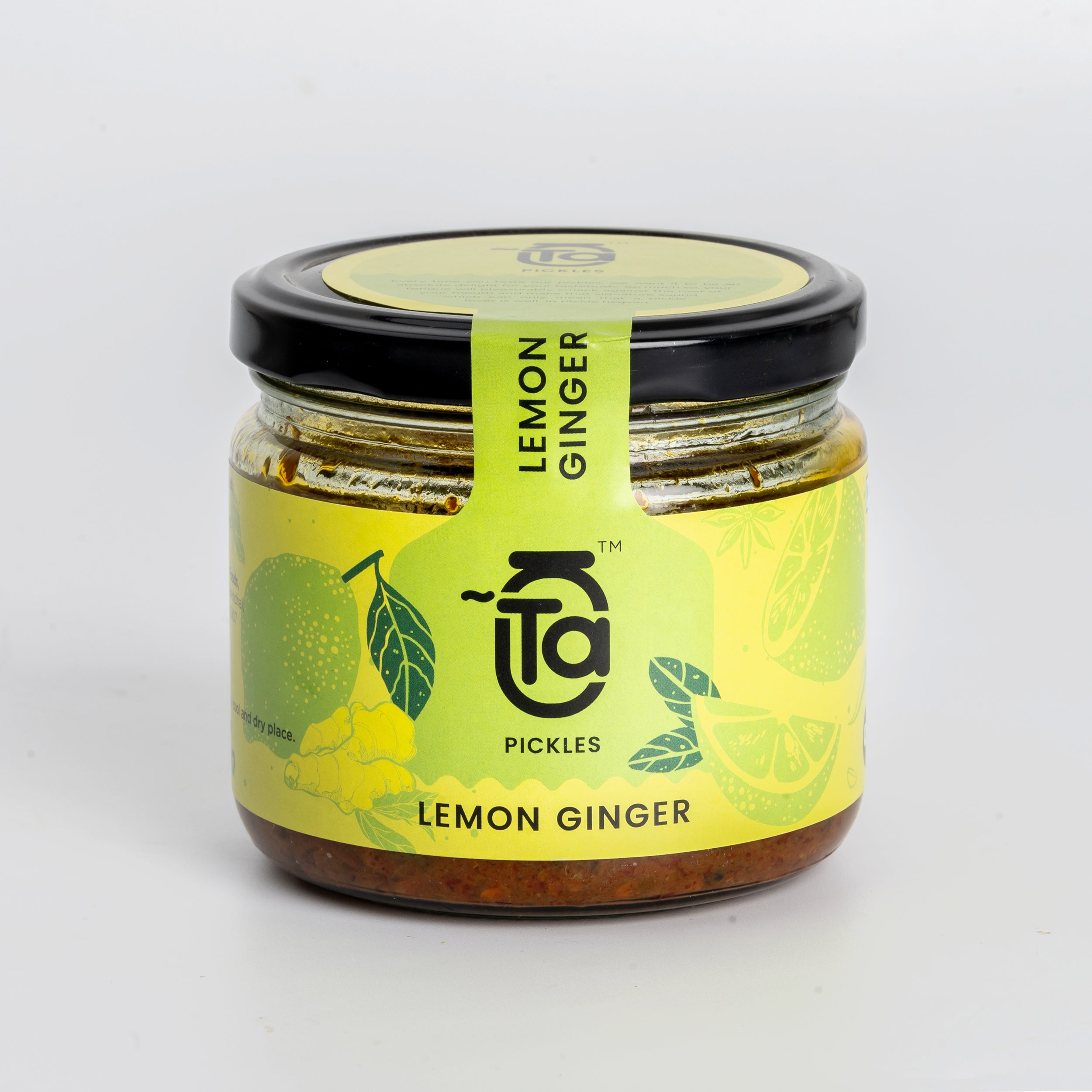Lemon Ginger Pickle 275 gm - Made with cold-pressed oil & No preservat ...